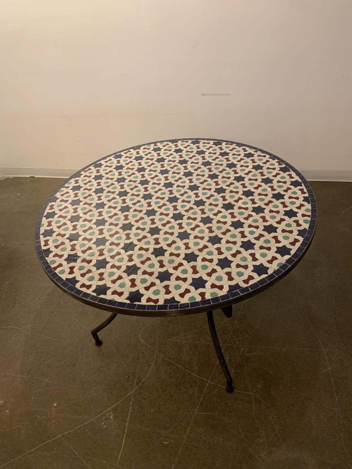 Imports from Marrakesh | ZELLIGE TILE TABLE 1